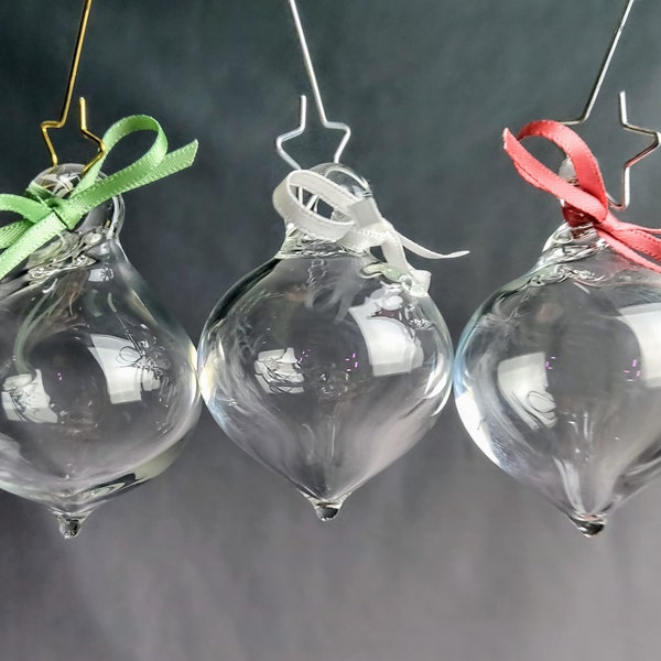 Small Glass Ornament - Etsy