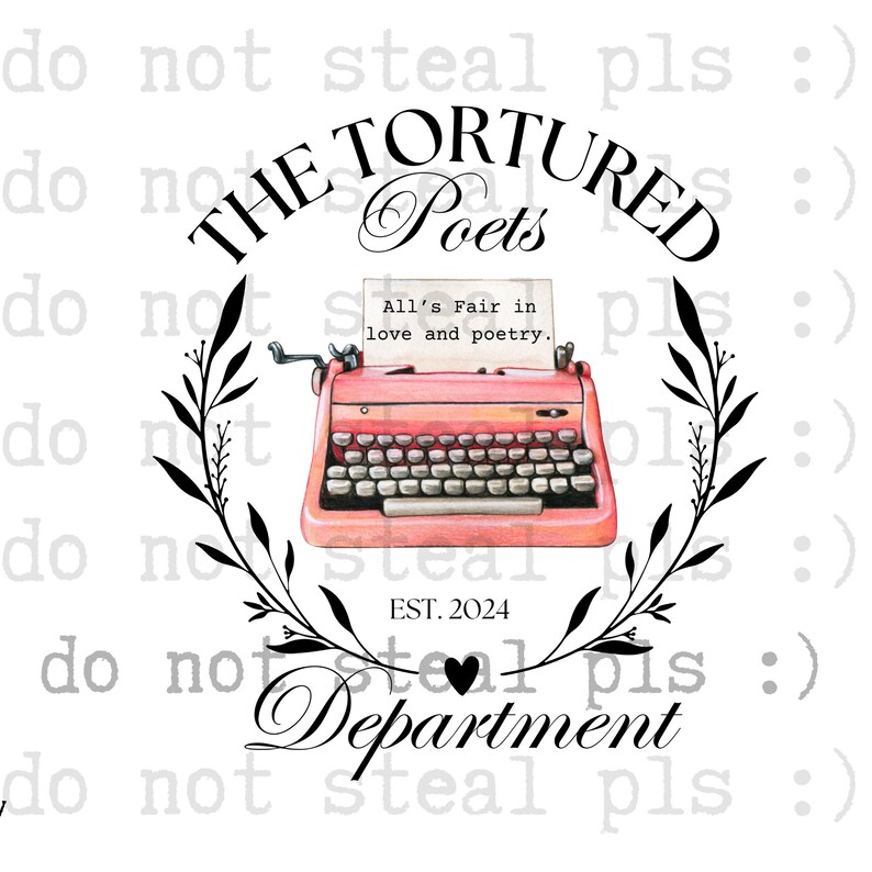The Tortured Poets Department & Pocket PNG - Etsy