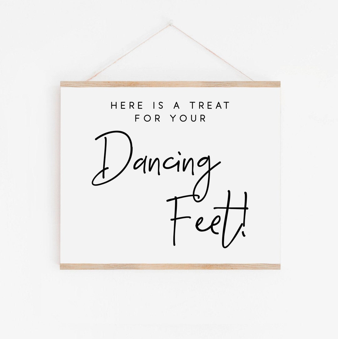 Dancing Shoes Sign-dancing Feet Sign-wedding Dancing Shoes Sign-wedding ...