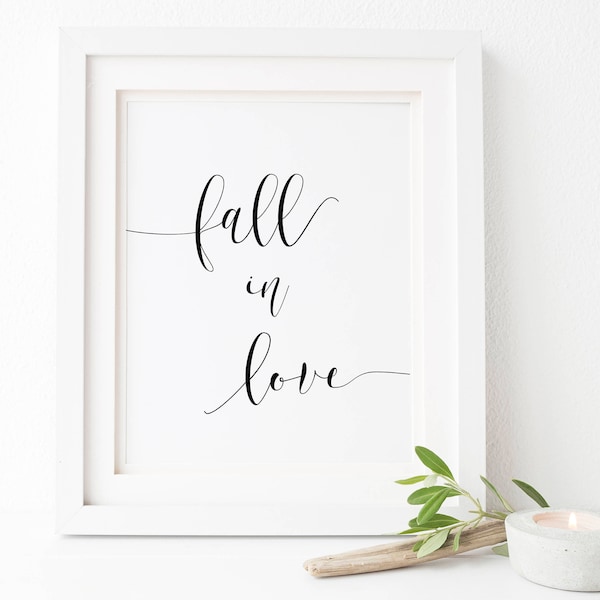 Fall in Love Wedding - Etsy