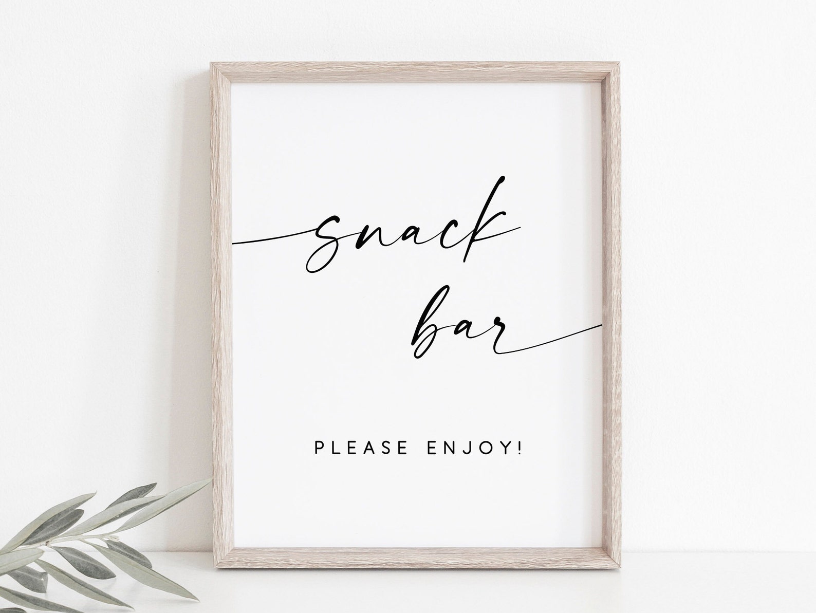 Snack Bar Sign-late Night Snack Wedding Sign-food Table Signs-wedding ...