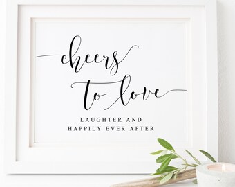 Cheers Sign Wedding Cheers Sign Wedding Bar Sign Bar Sign - Etsy
