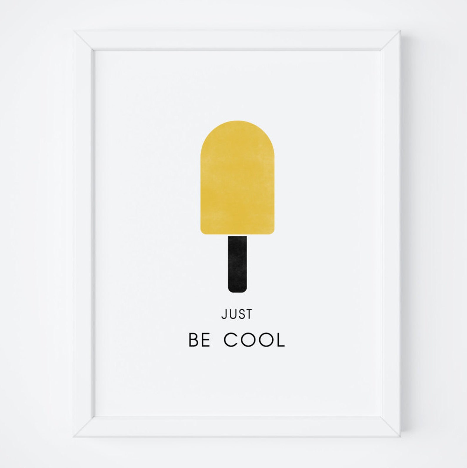 Just Be Cool Printable Art. Inspirational Print. Quote Print. - Etsy