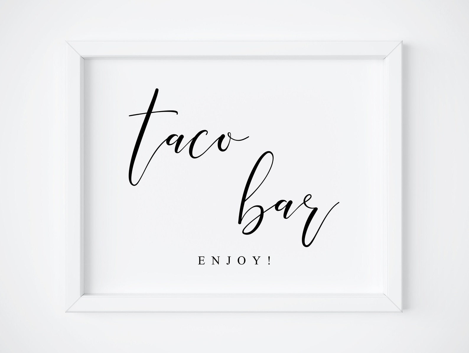 Taco Bar Wedding Sign.taco Bar Sign.wedding Food Sign.wedding - Etsy