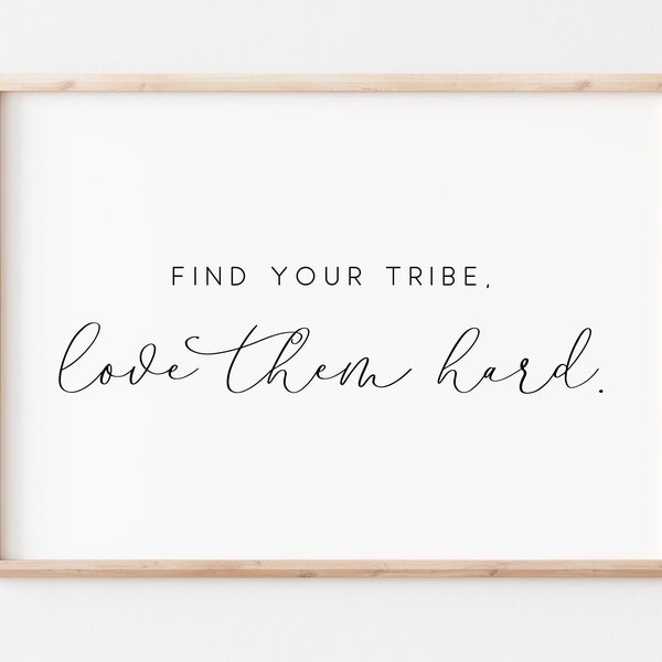 Find Your Tribe Etsy Uk
