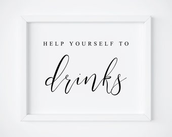 Beer and Wine Sign Alcohol Sign Wedding Bar Sign Wedding - Etsy