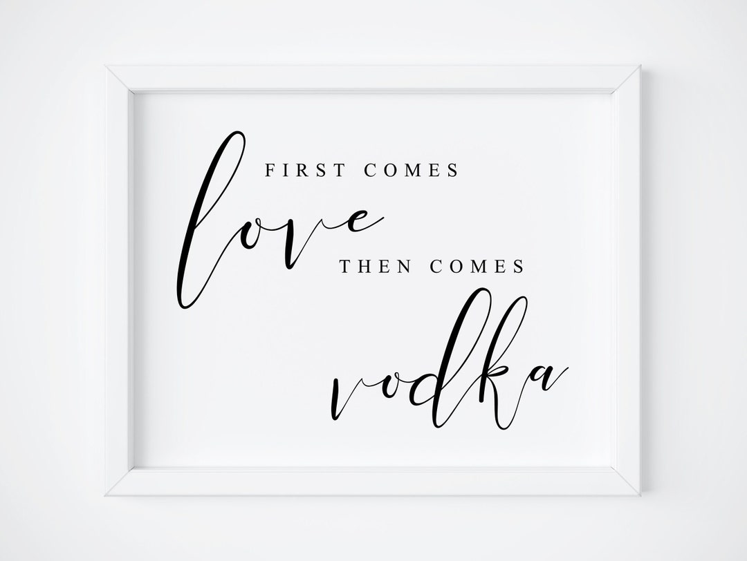 Wedding Vodka Sign-open Bar Sign-wedding Bar Sign-wedding Signs-wedding ...