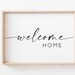 Welcome Home Printable. Wall Art Print. Quote Print. Welcome Home Sign ...