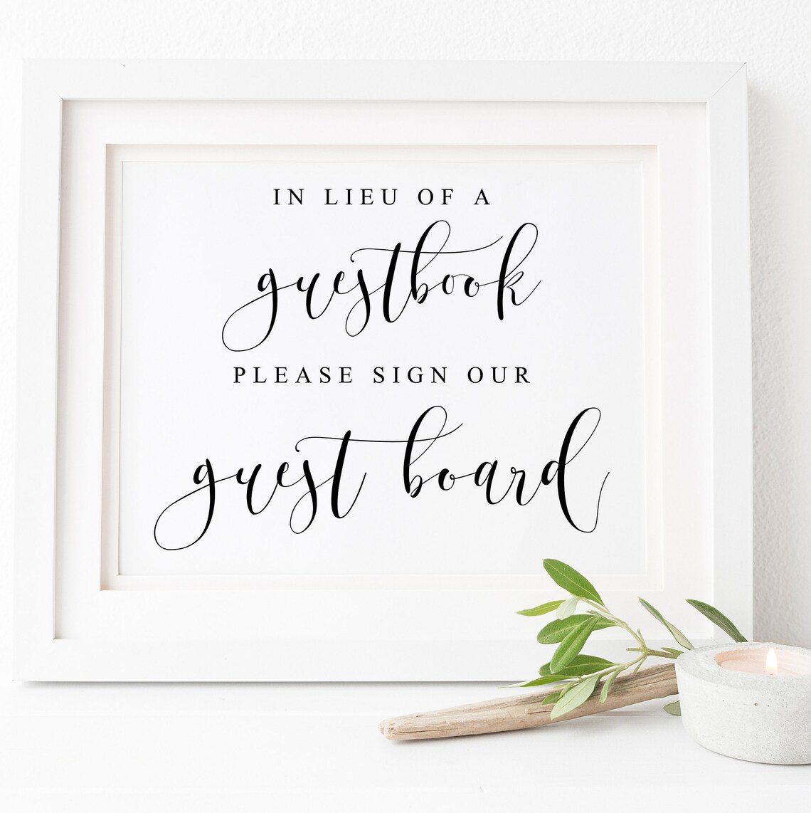 Guest Board Sign.guest Board Printable.wedding Guest Board - Etsy