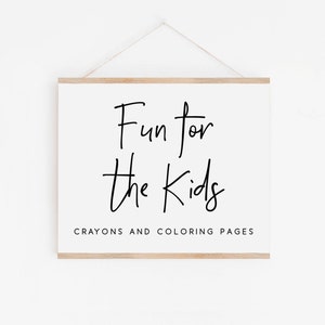 Kids Table Wedding,kids Table Sign,wedding Printables,wedding Kids ...