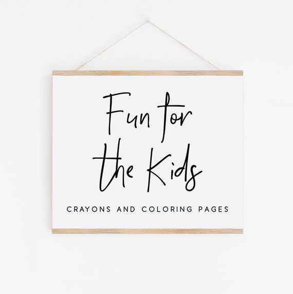 Kids Table Weddingkids Table Signwedding Printableswedding | Etsy