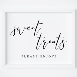 Sweet Treats Sign.dessert Sign.sweet Table Sign.dessert Table Sign ...