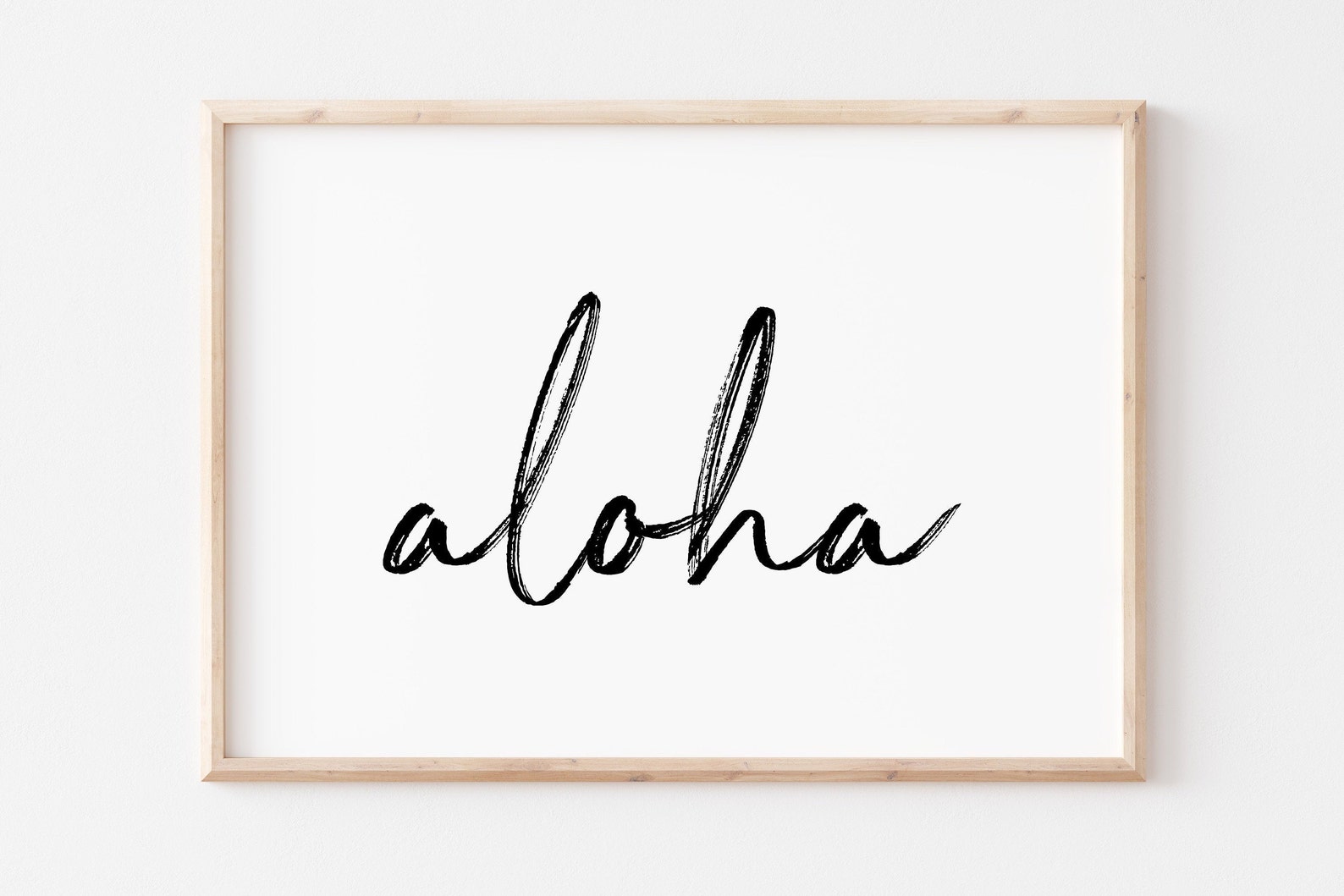 Aloha Printable Art. Aloha Wall Art. Aloha Art Print. Beach | Etsy