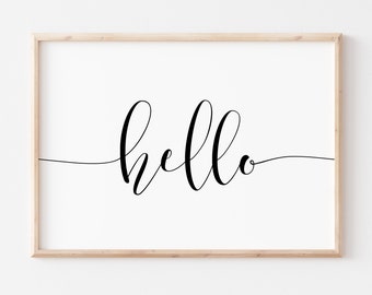 Hello Printable - Etsy