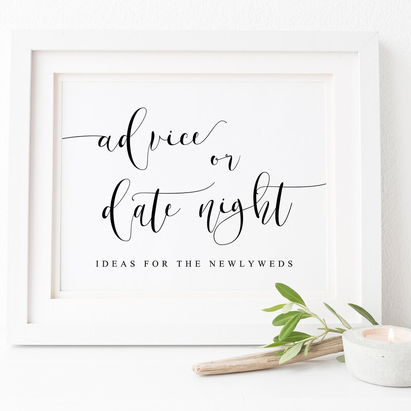 Date Night Ideas Sign - Etsy