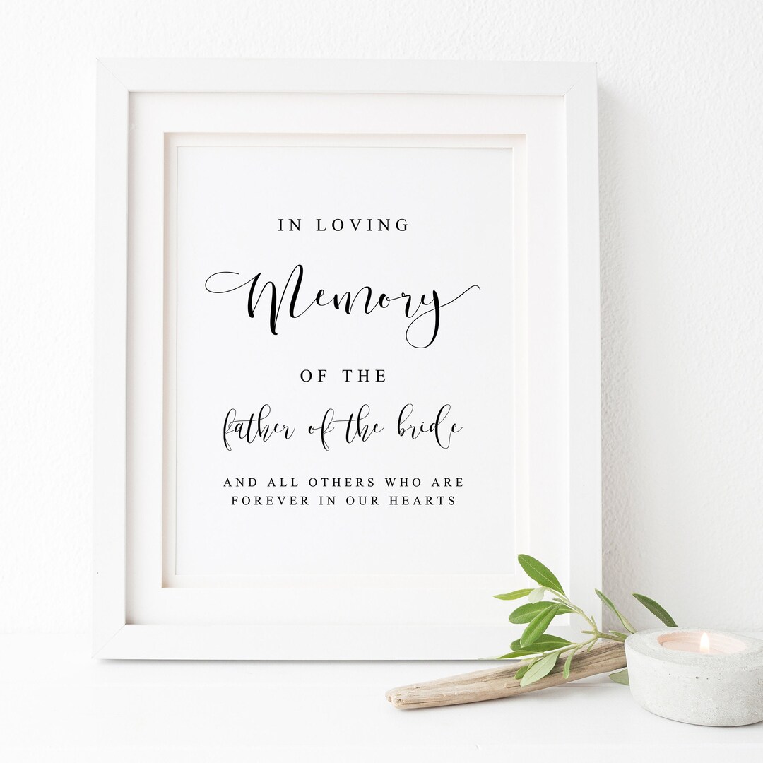 This Candle Burns Sign-in Loving Memory Sign-memory Table Sign-wedding ...