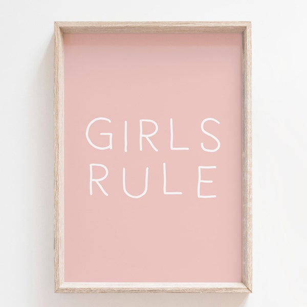 Girls Room Wall Art - Etsy