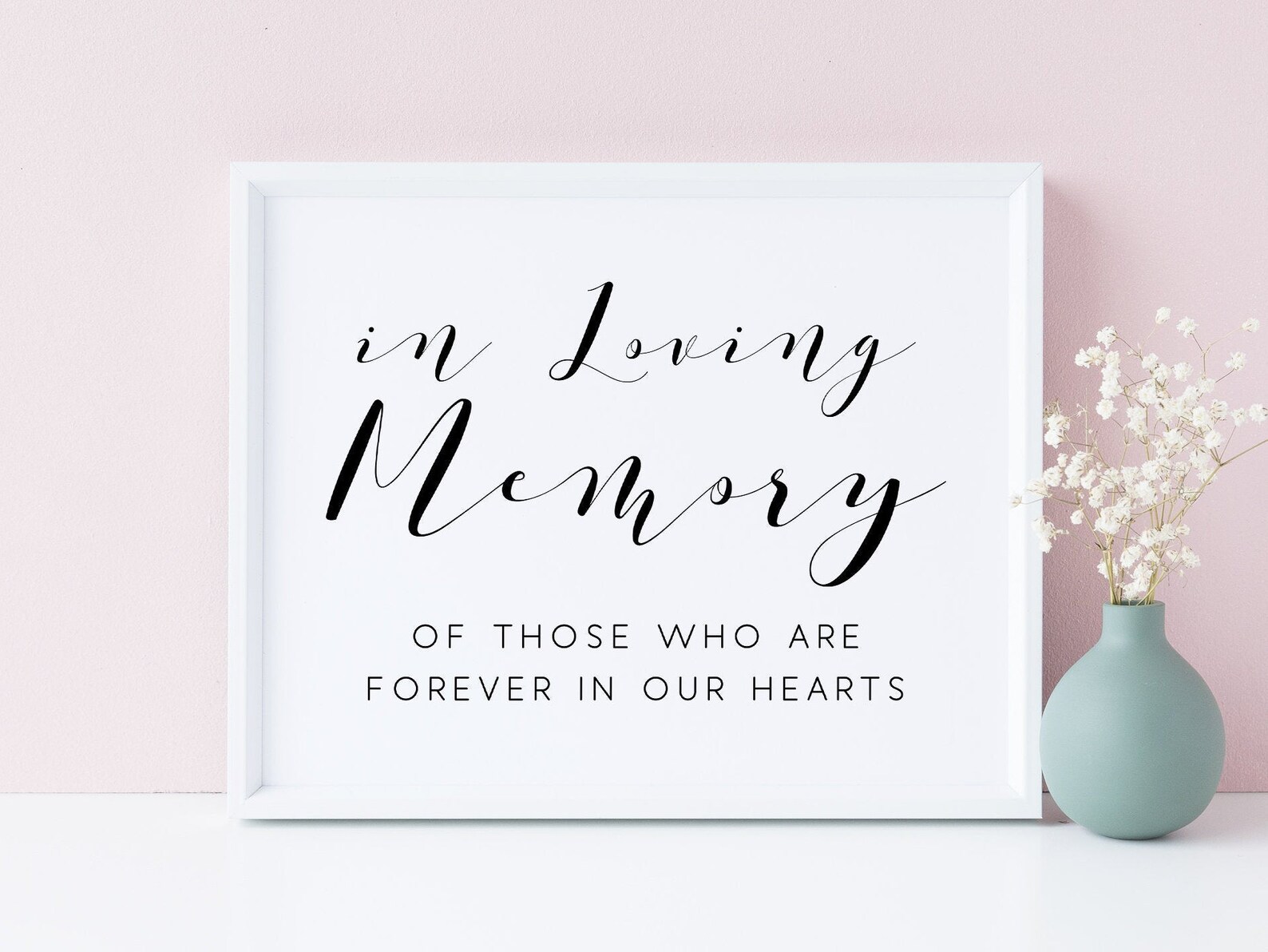 In Loving Memory Wedding Sign-in Loving Memory Sign-memory - Etsy