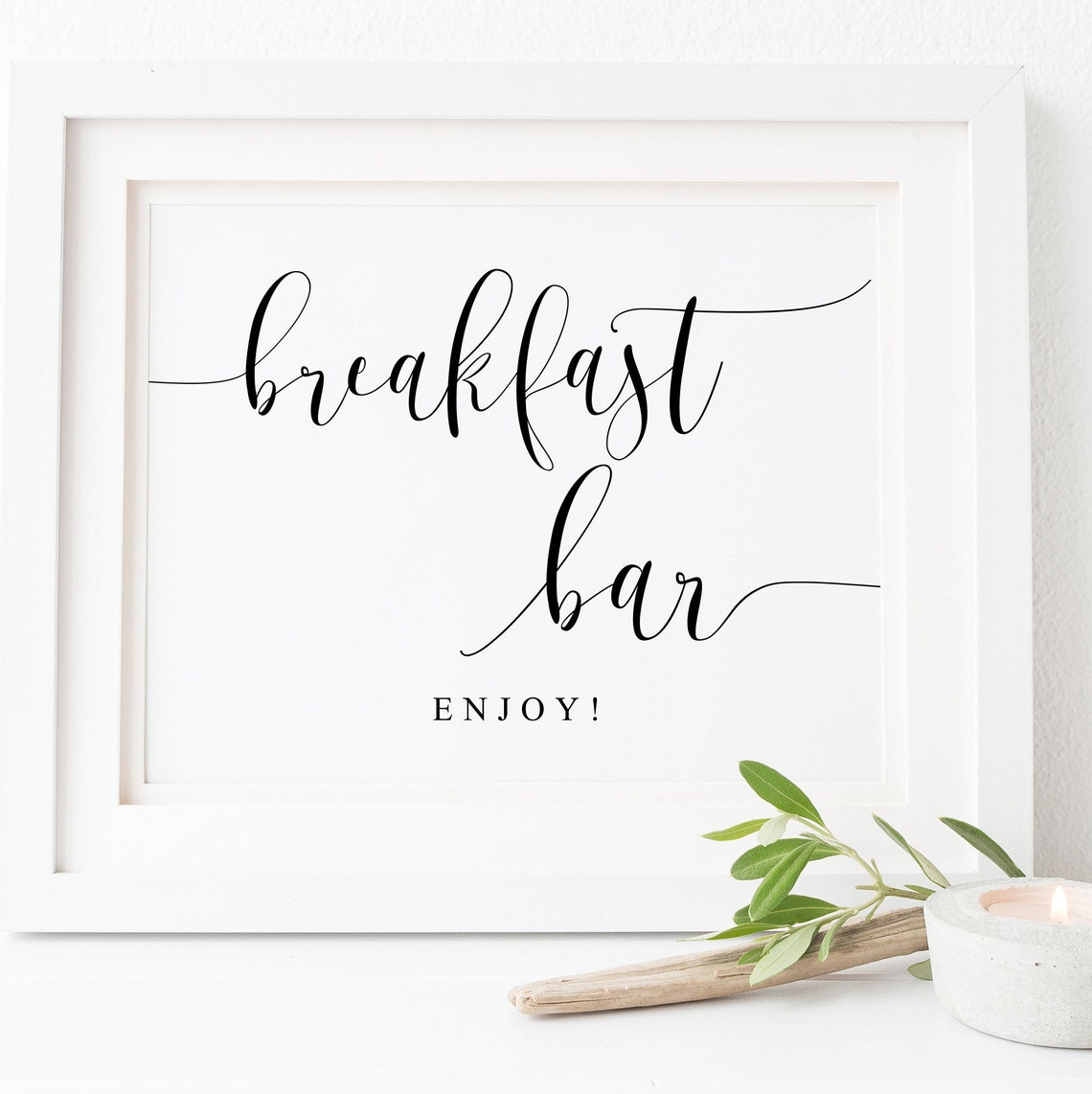 Breakfast Bar Sign-wedding Breakfast Bar Sign-food | Etsy