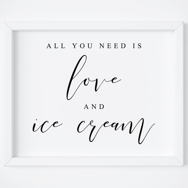 Ice Cream Sign - Etsy