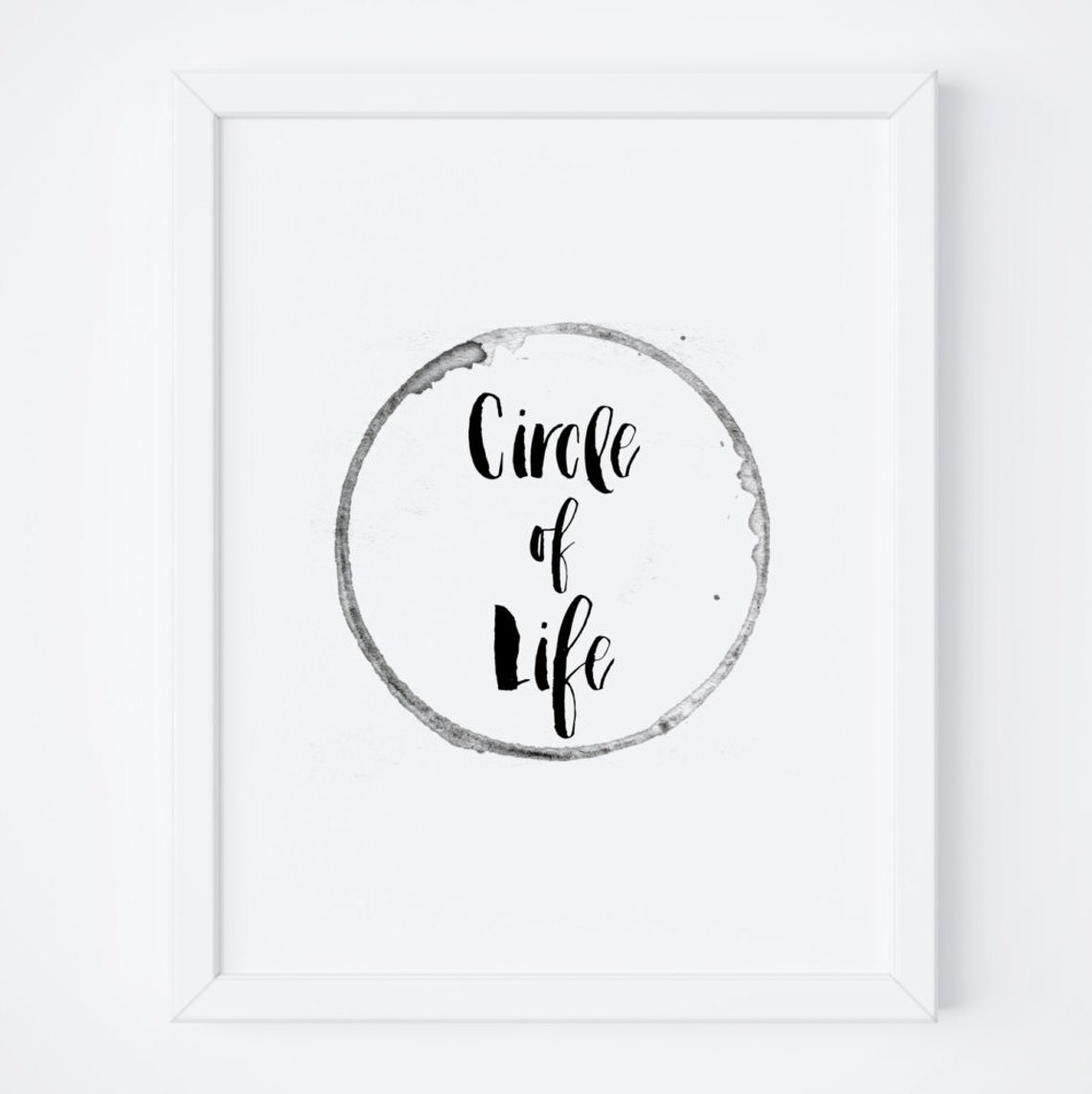 Circle of Life Printable Art. Quote Print. Inspirational | Etsy