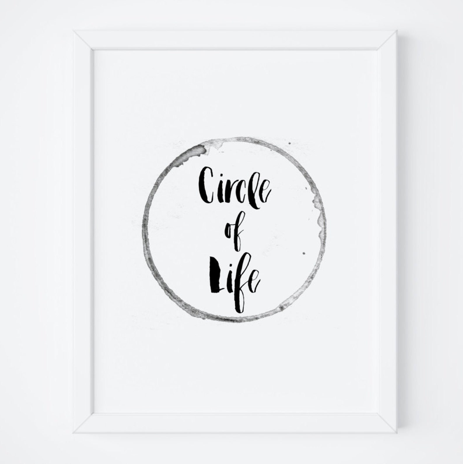 Circle of Life Printable Art. Quote Print. Inspirational | Etsy