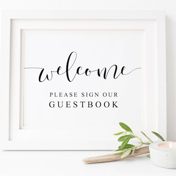 Welcome Guest Sign