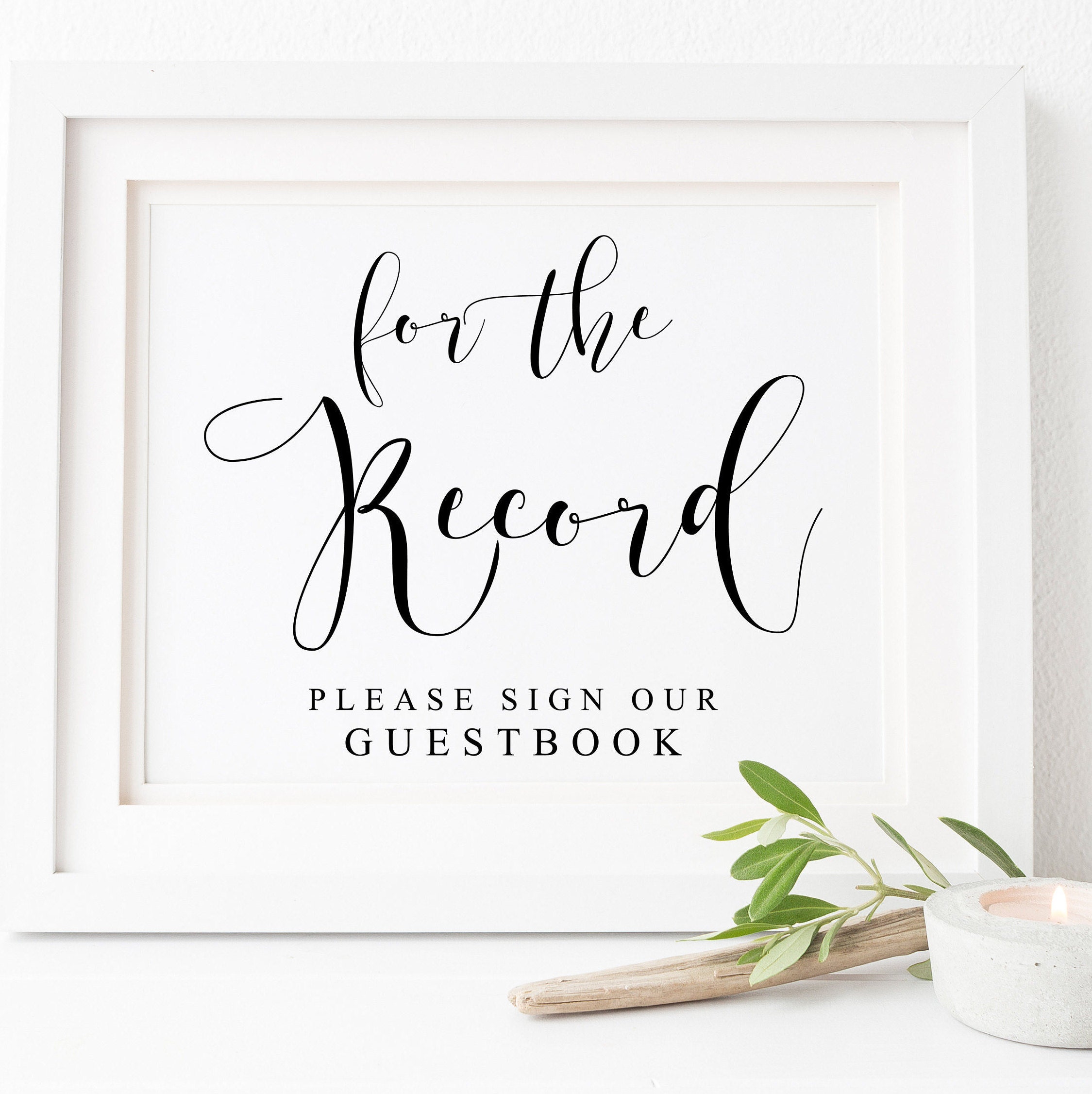 Record Guestbook Sign-record Wedding Guest Book-guest Book | Etsy