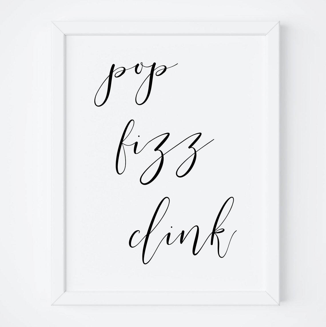 Pop Fizz Clink Sign-bubbly Bar Sign-open Bar Sign-champagne | Etsy