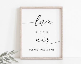 Wedding Fan Sign | Etsy