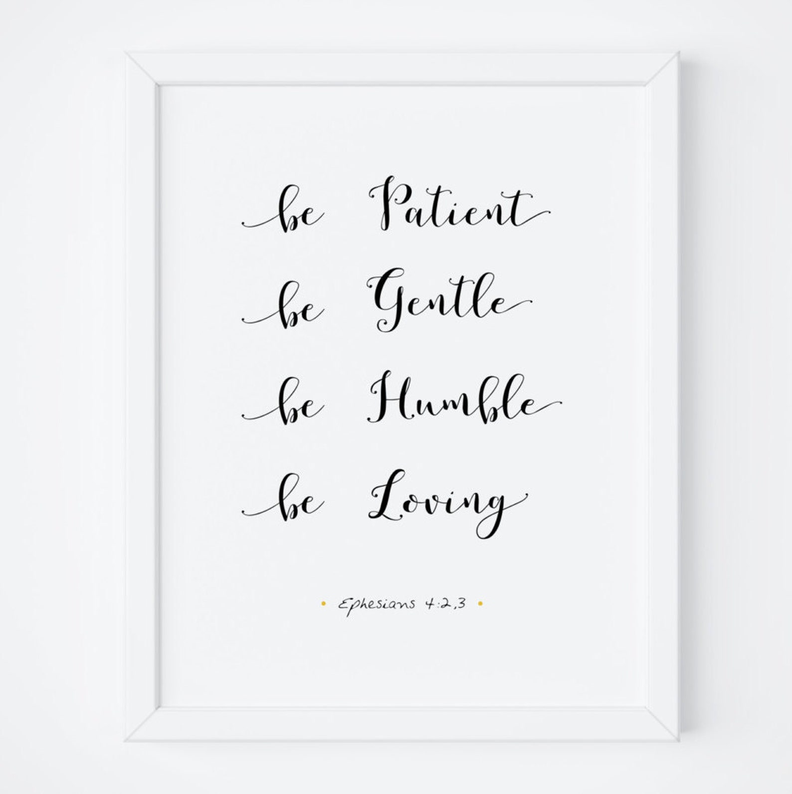 Bible Verse Print. Printable Bible Verse. Ephesians 4 2:3. - Etsy