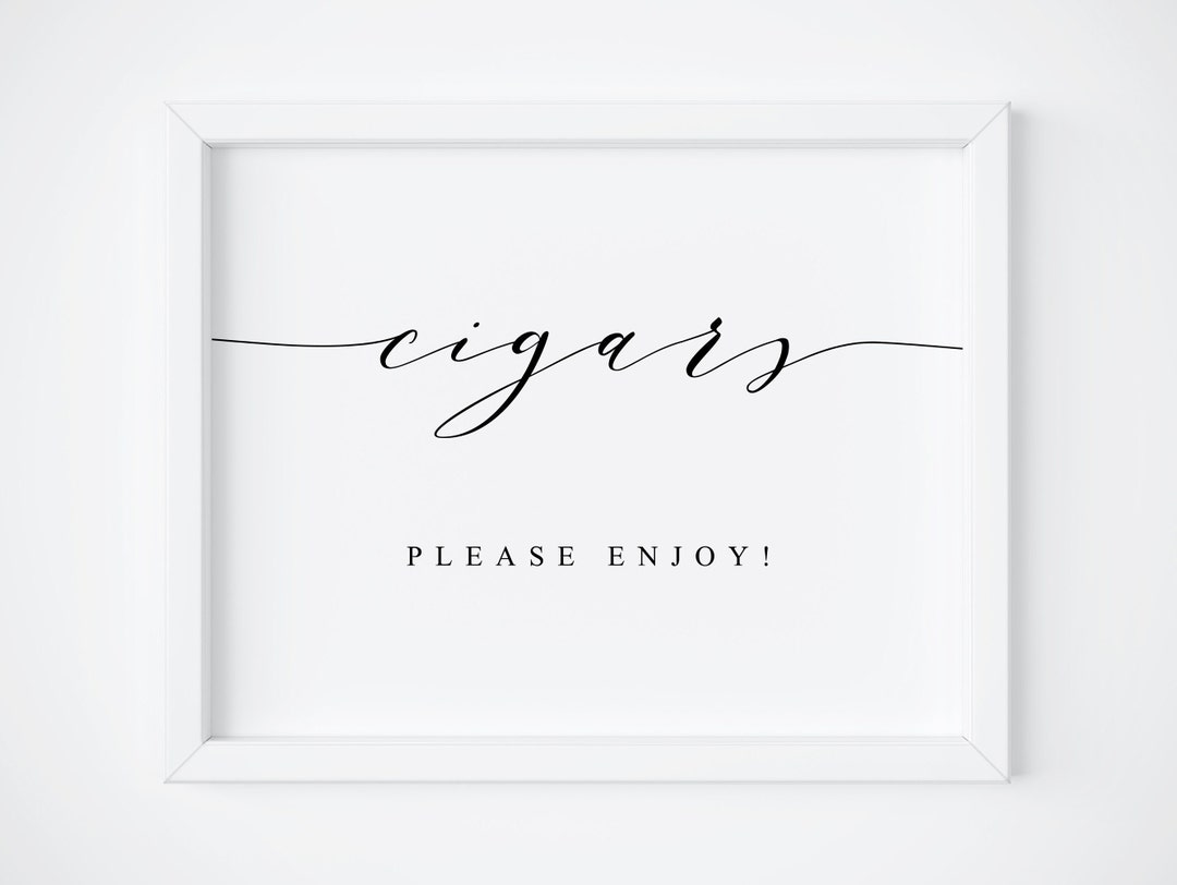 Cigar Bar Sign.wedding Cigar Bar.cigar Bar Wedding.wedding Cigars ...