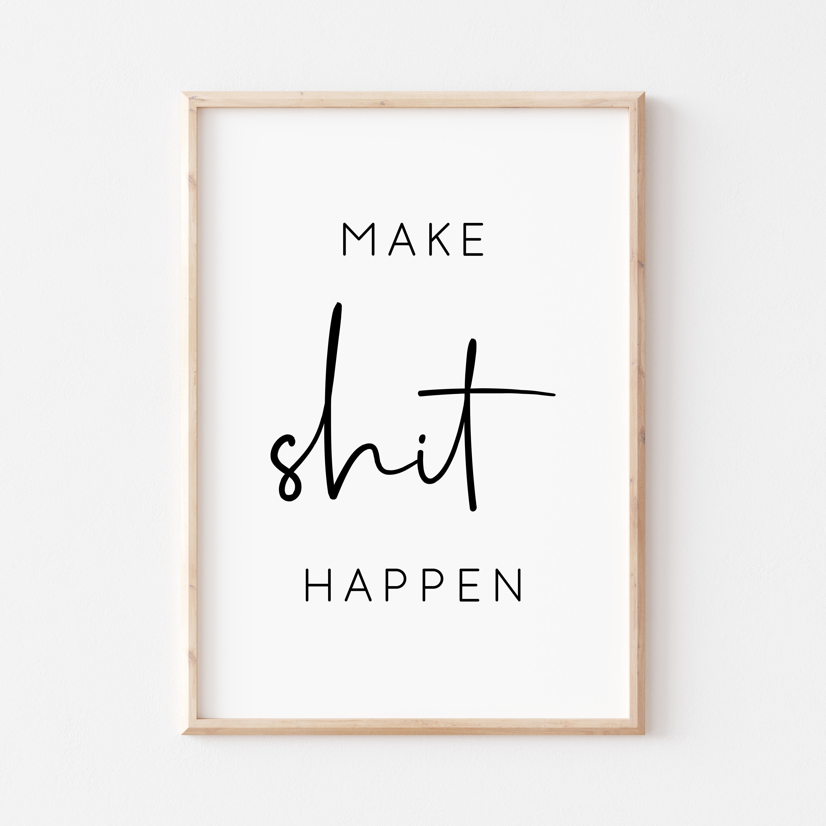 you are the shit sign you are the shit printable Living Room Quote ...