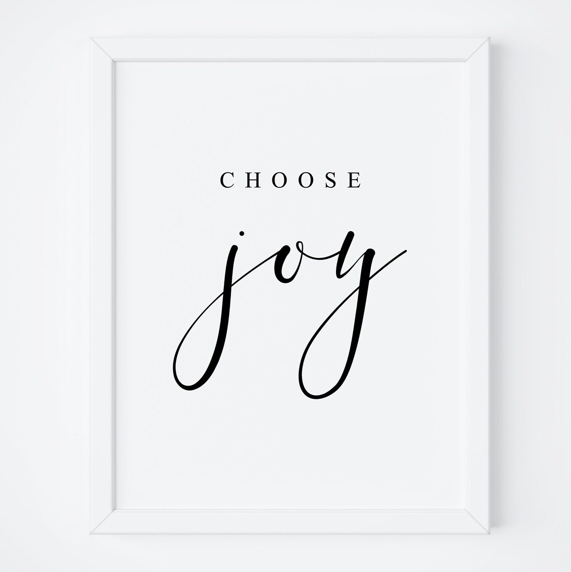 Choose Joy Printable. Choose Joy Poster. Quote Print. Wall Art | Etsy