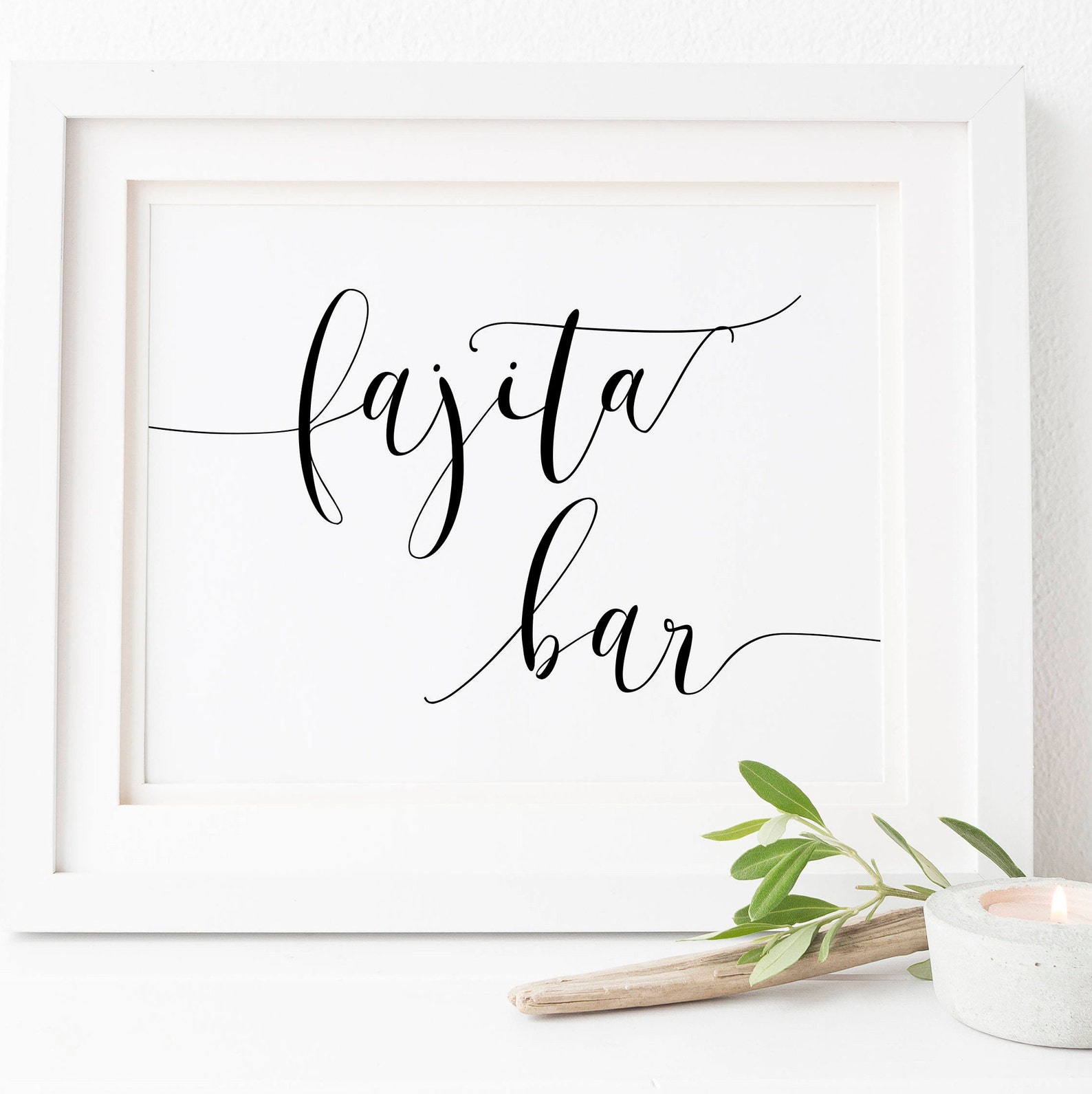 Fajita Bar Sign-fajita Bar Wedding Sign-fajita Bar | Etsy