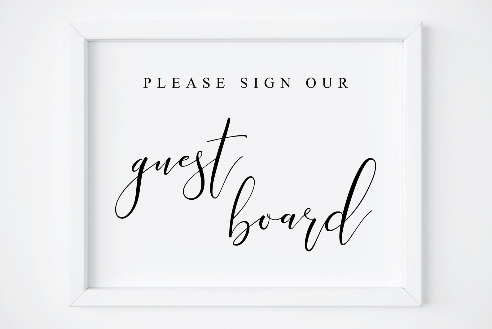 Please Sign Our Guest Board-wedding Guest Board Sign-wedding Guestbook ...