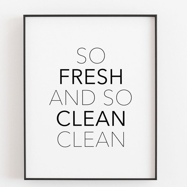 So Fresh and so Clean Clean - Etsy