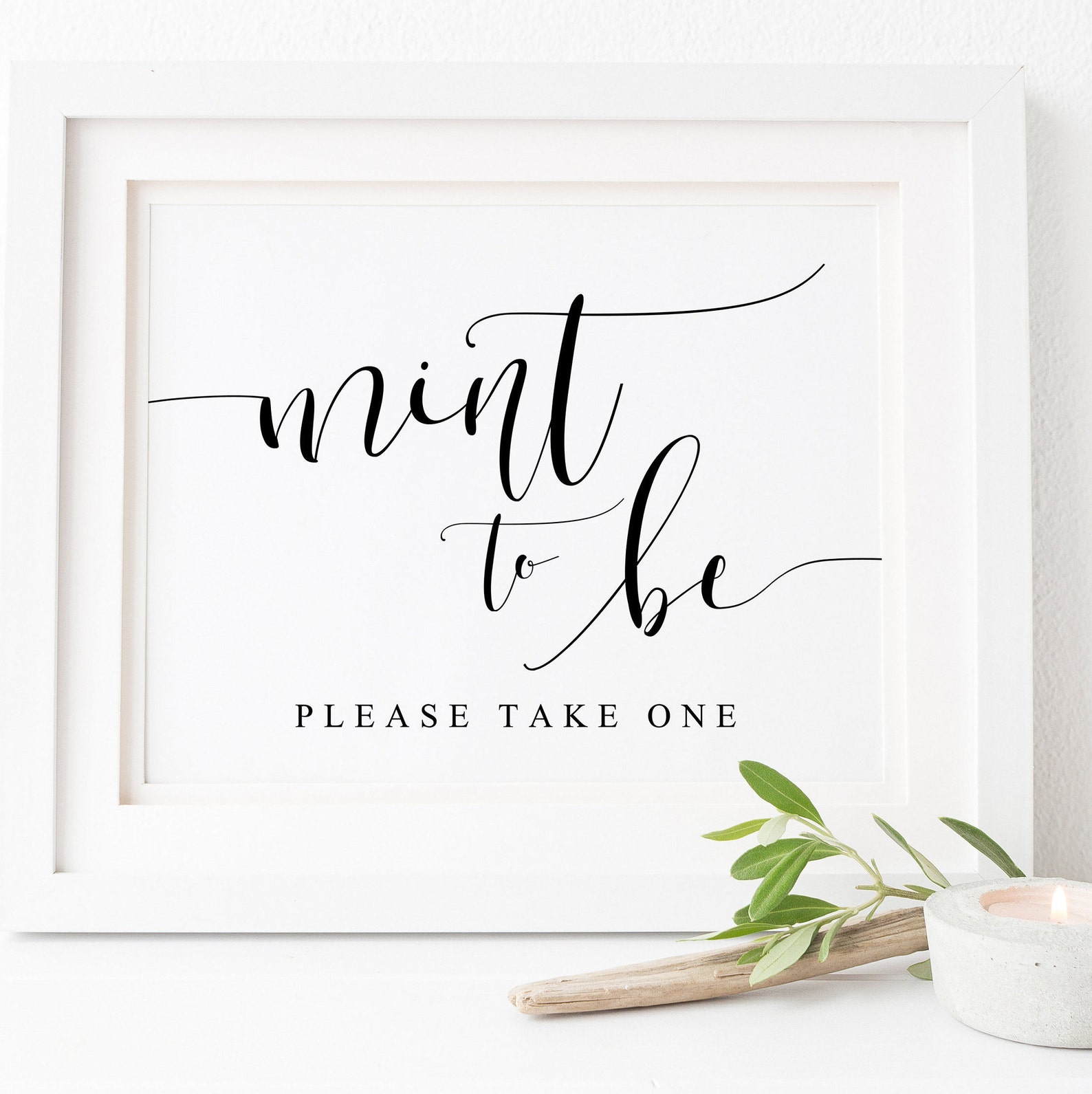 Mint to Be Wedding Sign-favors Sign-mint to Be Favors-wedding - Etsy