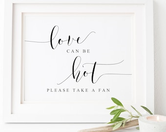 Love is Hot Sign - Etsy