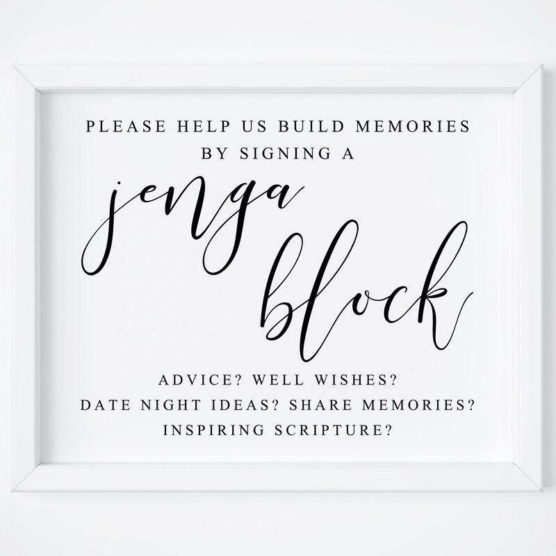 Jenga Blocks - Etsy