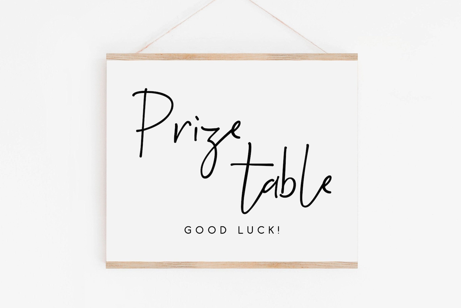 Prize Table Sign.prize Table Printable.bridal Shower Party - Etsy