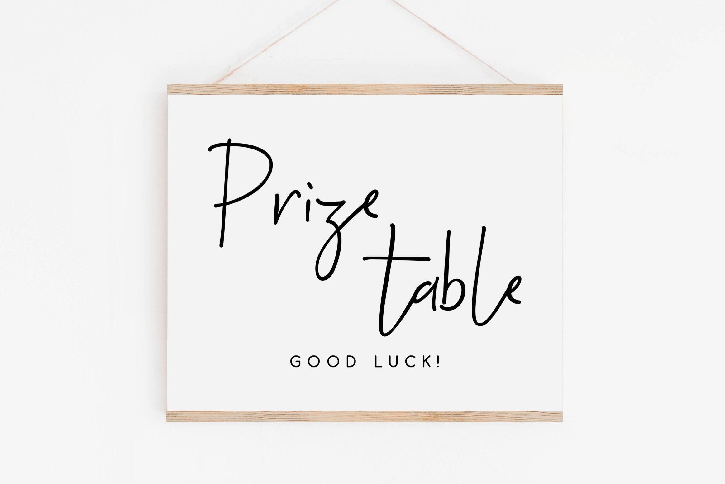 Prize Table Sign.Prize Table Printable.Bridal Shower Party | Etsy