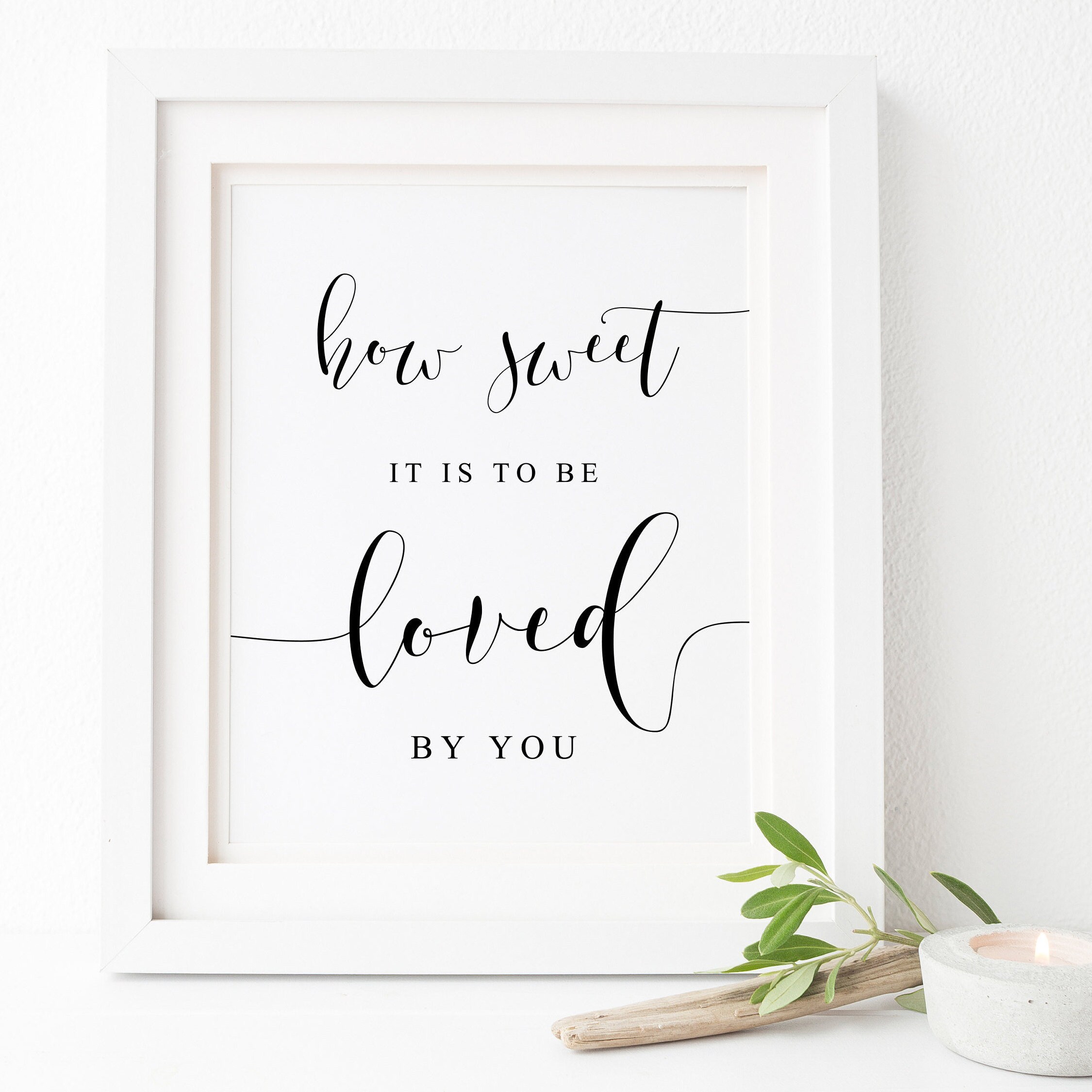 How Sweet It is to Be Love by You Sign.wedding Dessert Sign.dessert Bar ...