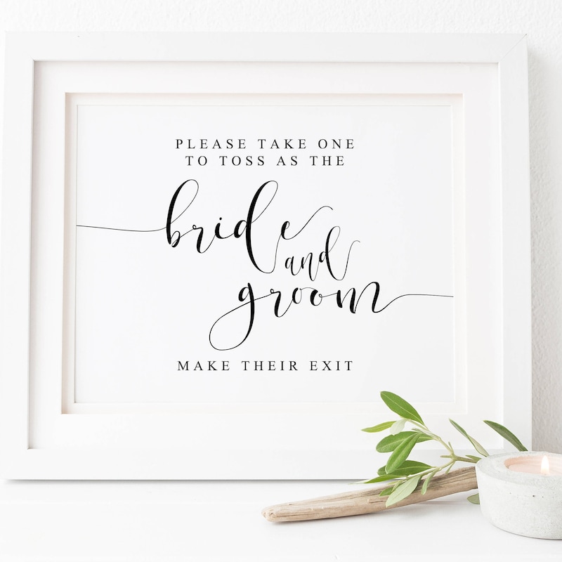 Wedding Exit Toss - Etsy