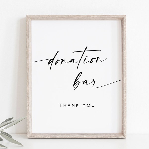 Donation Signs - Etsy