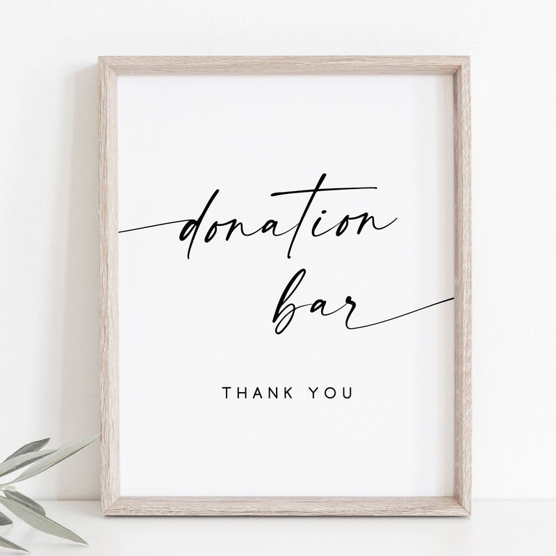 Donation Signs - Etsy