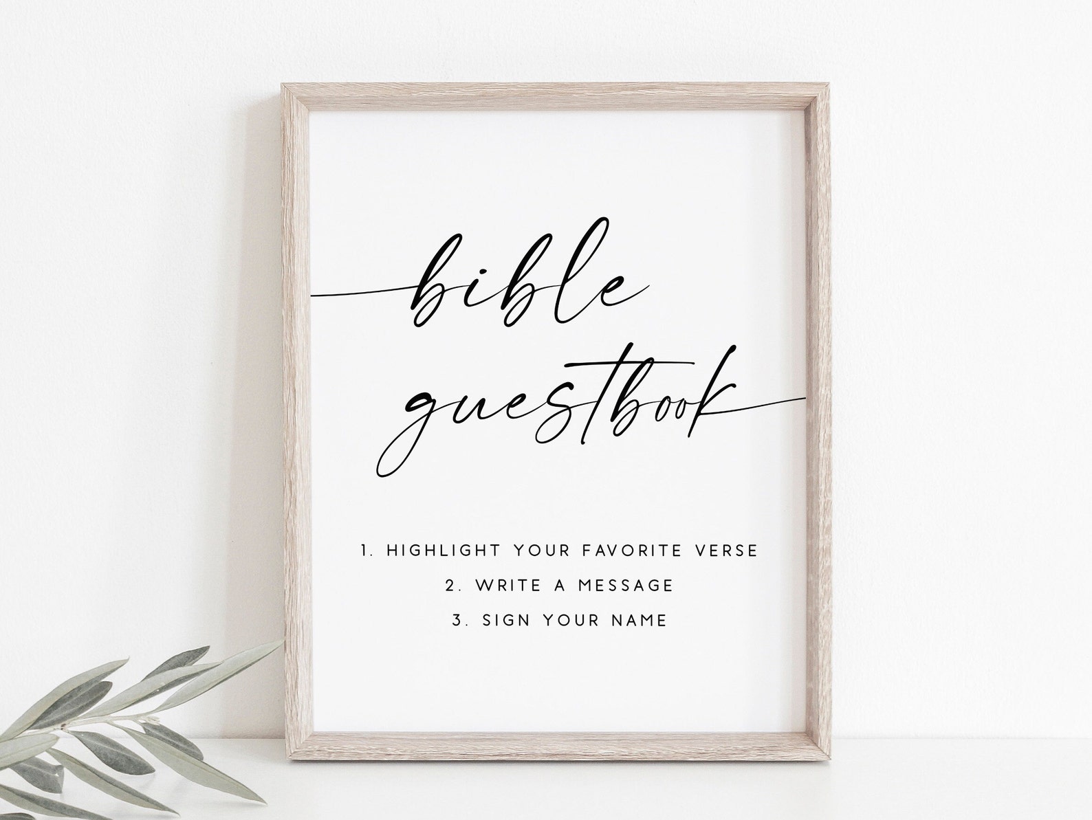 Bible Guestbook Sign. Wedding Bible Verse. Wedding Scripture | Etsy