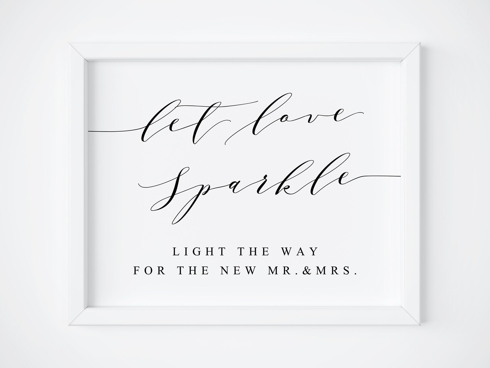 Let Love Sparkle Sign.wedding Sparkle Sign.send off - Etsy