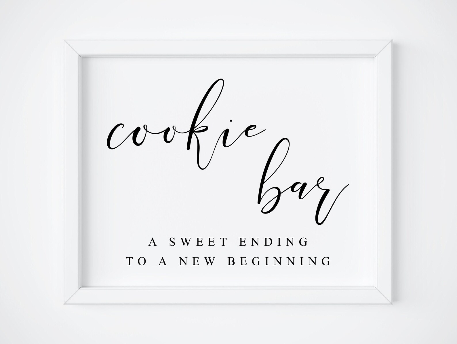 Cookie Bar Sign-dessert Bar Sign-wedding Signs-wedding Cookie - Etsy