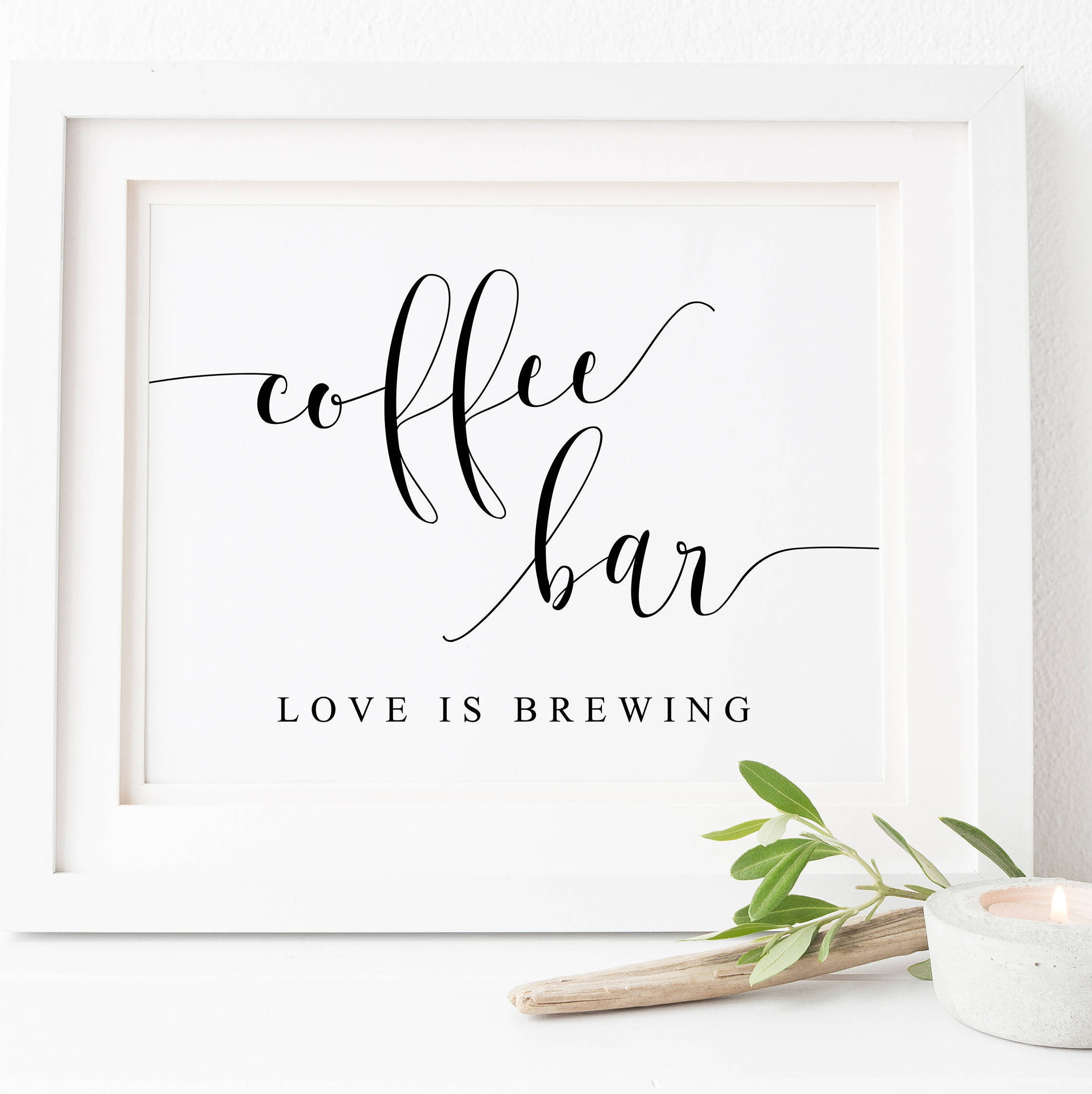 Coffee Bar Sign. Coffee Bar. Wedding Signs. Wedding Coffee - Etsy